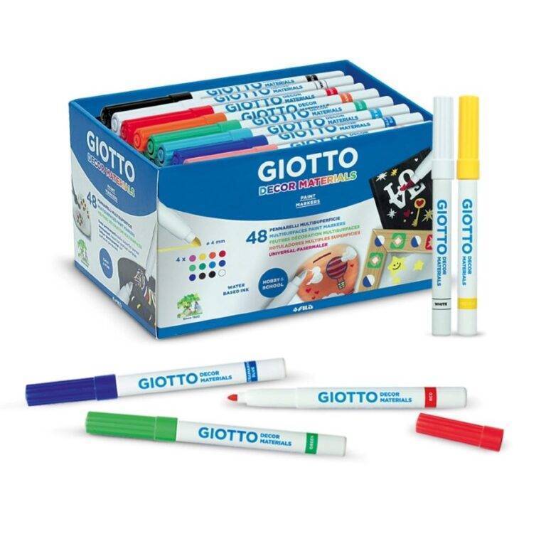 DALER ROWNEY GIO DECOR MATERIALS PAINT MARKER 48PCS SCHOOL PACK – SG ...